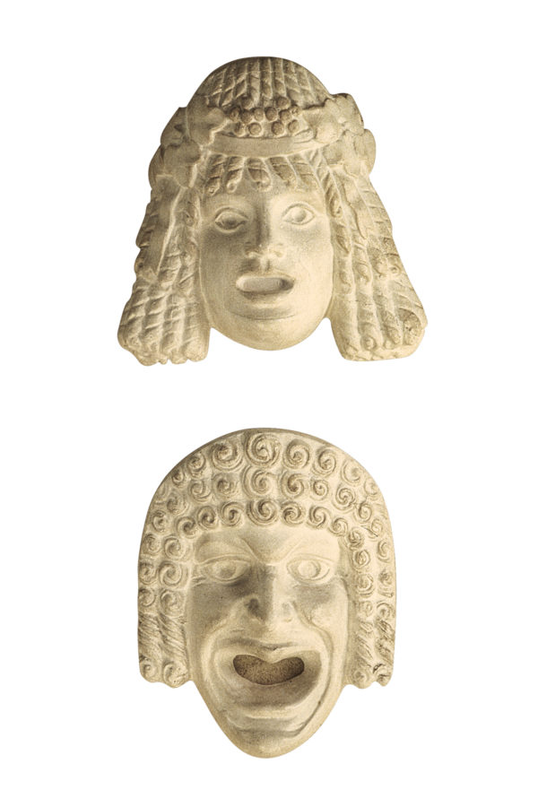 Roman theatrical masks - Museo Omero