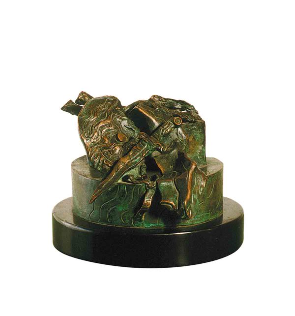 Spada, scudo e ulivo, bozzetto del monumento a Virgilio - Museo Omero