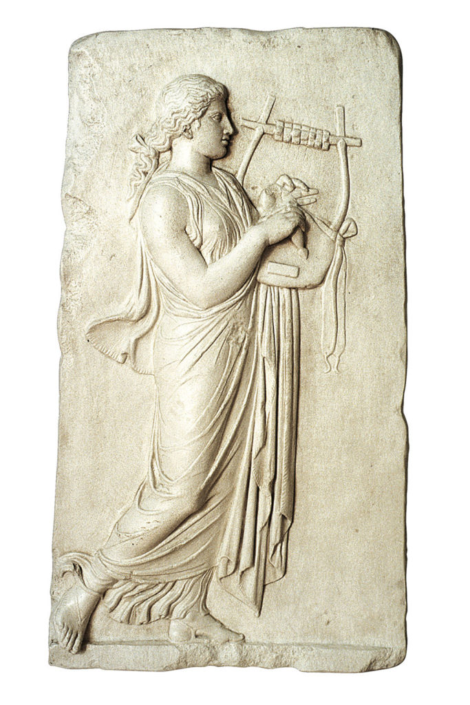 Suonatrice di Lyra - Museo Omero